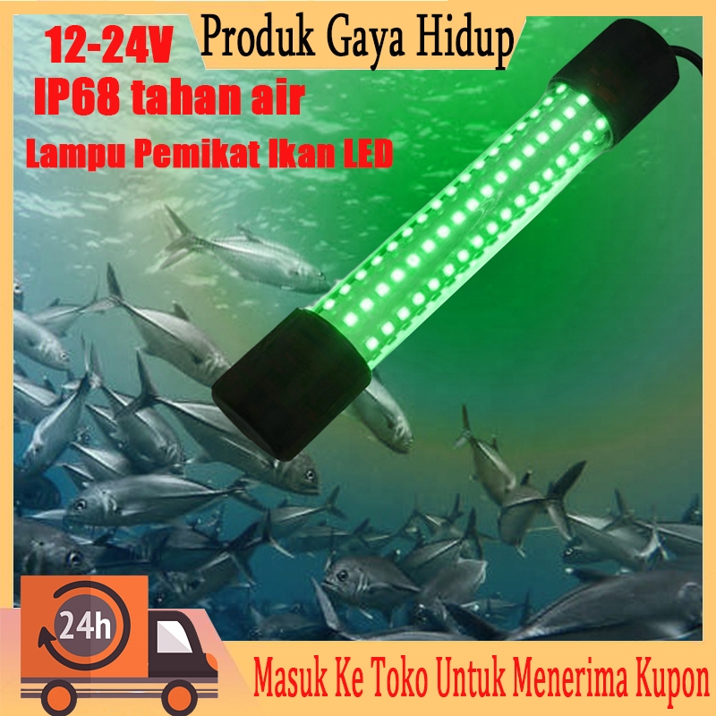 Jual Lampu Celup LED Ikan 13 Watt 50 M 1200 Lumens Waterproof/12-24V ...