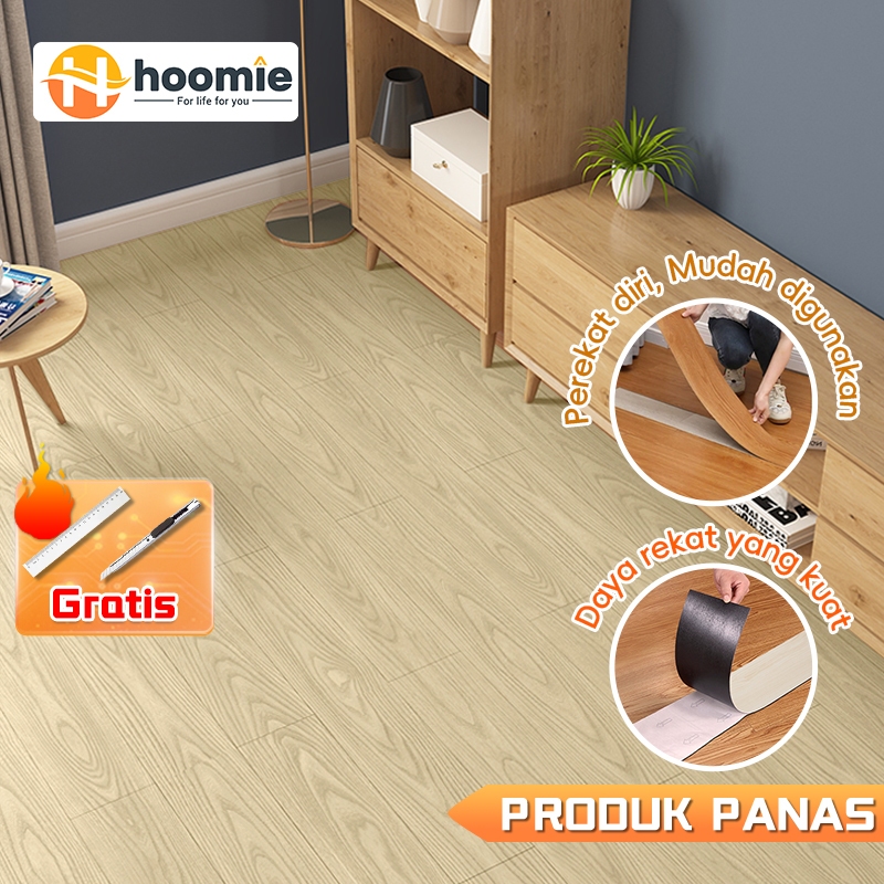 Jual STOK SIAP! Stiker Lantai Vinyl Motif Kayu Vynil Lantai Stiker 91Cm ...