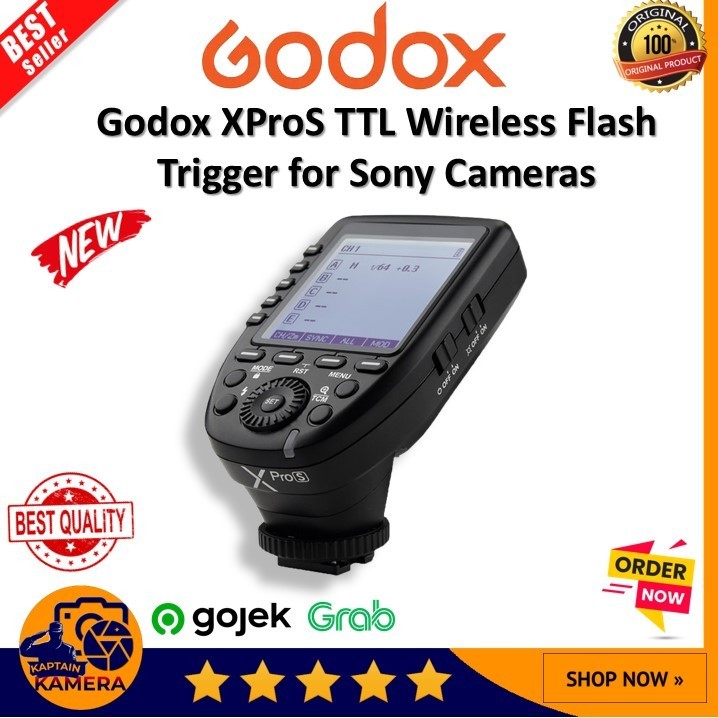 Jual Godox XProS TTL Wireless Flash Trigger for Sony Cameras | Shopee ...