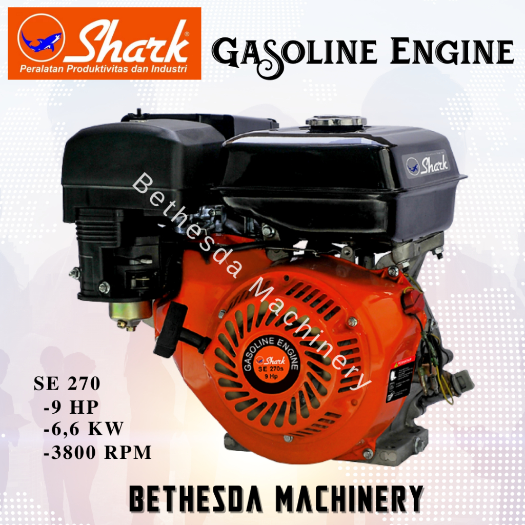 Jual Mesin Penggerak 9 HP 9PK Engine Shark Type SE270 | Shopee Indonesia