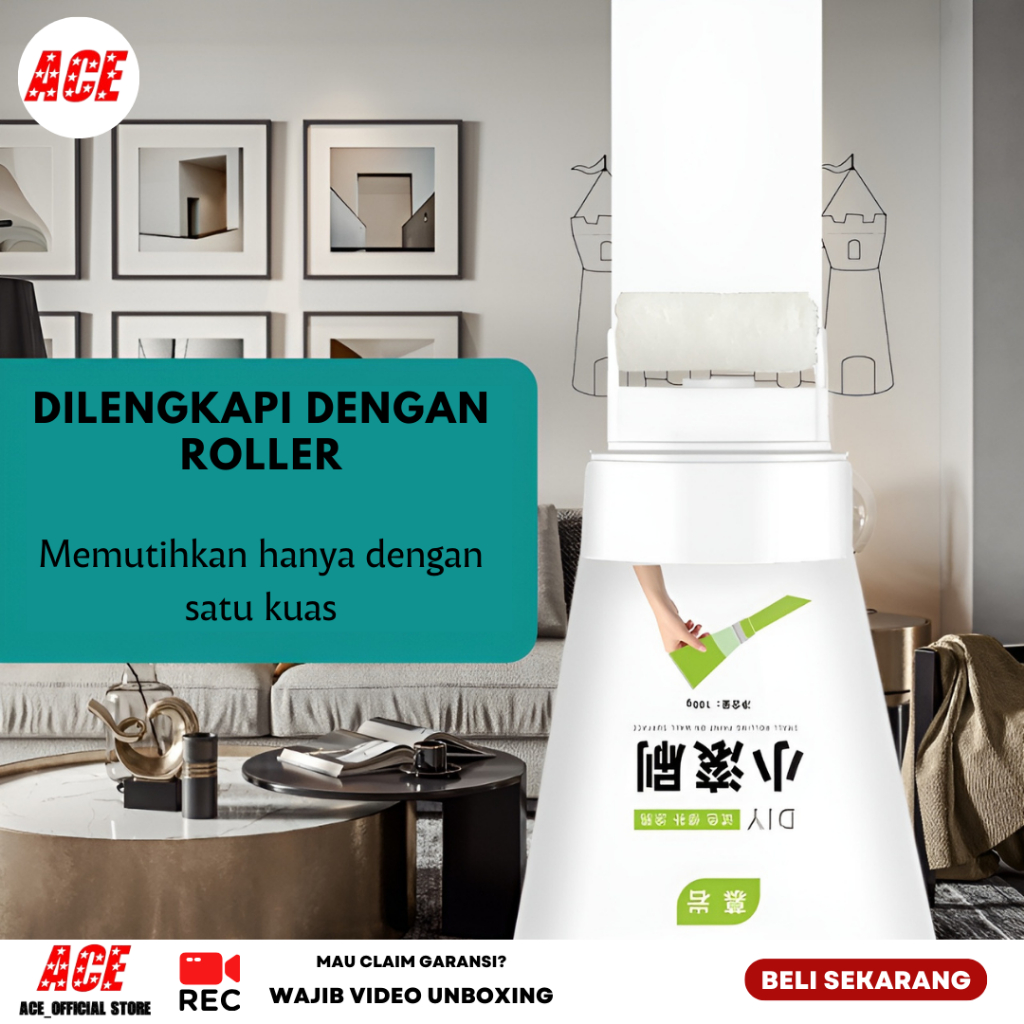 Jual Cream Pembersih Noda Coretan Dinding / Cat Roll Pembersih Noda ...