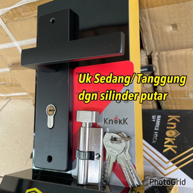 Jual KUNCI PINTU MURAH TANGGUNG 20 CM + SILINDER KUNCI PUTAR KNOP KUNCI ...
