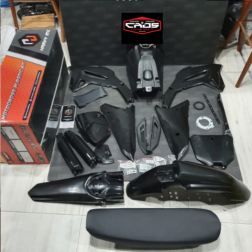 Jual Full Body Set Body Trail HRV Honda CRF 450 2021 - Hitam | Shopee ...