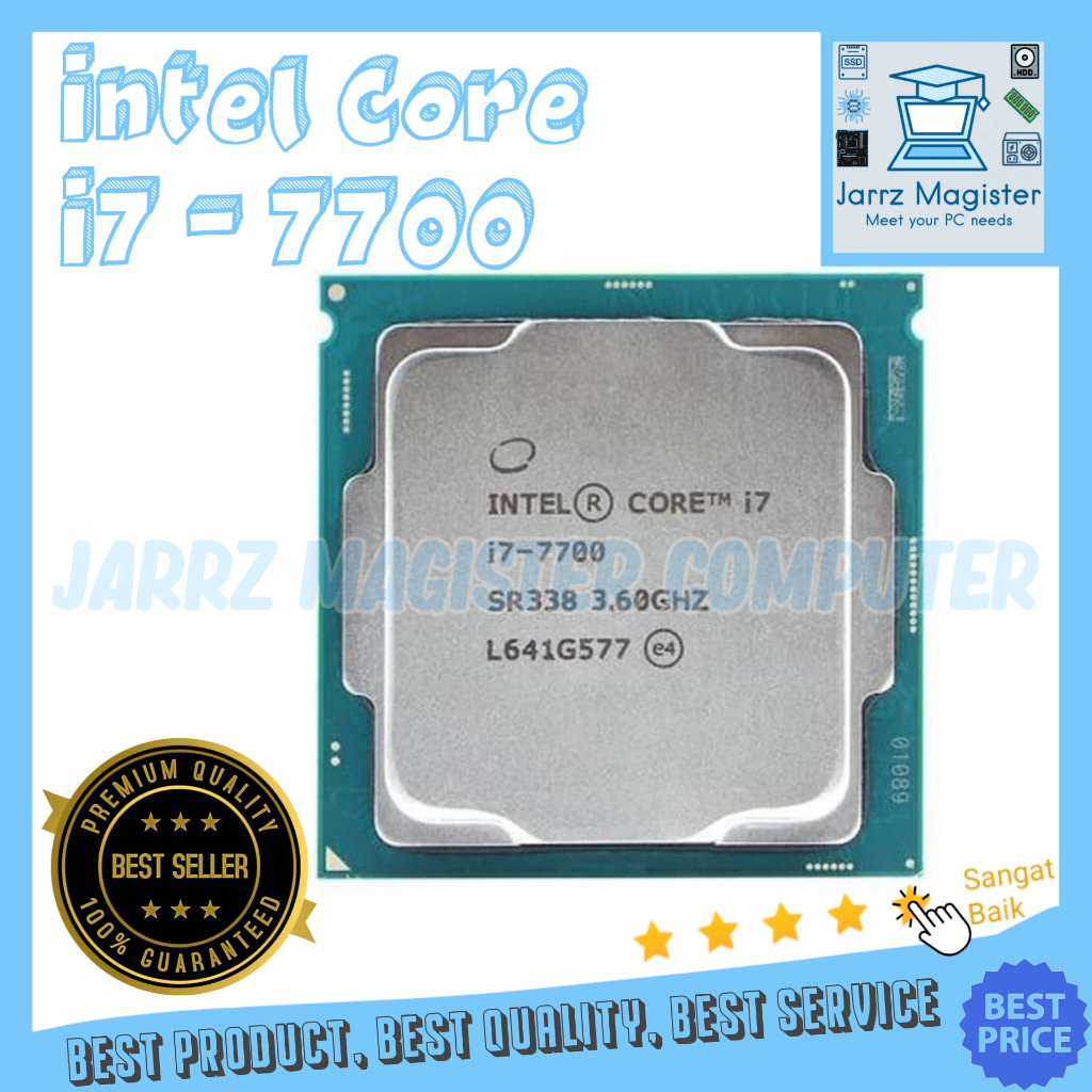 Jual Processor Intel core i7 7700 soket 1151 | Processor i7 Gen 7 LGA ...