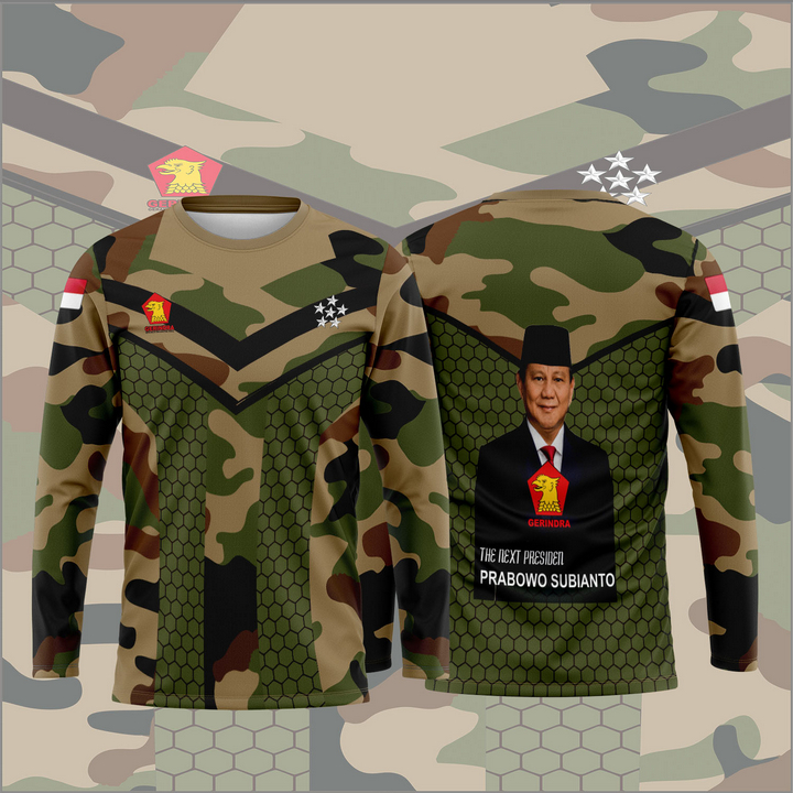 Jual baju kaos partai gerindra keren fullprint murah dengan harga ...