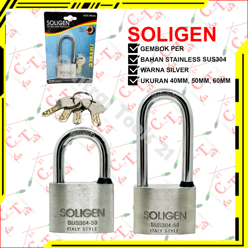 Jual Gembok Pintu Sistem Per Stainless Steel SUS 304 Komputer Key 40MM ...