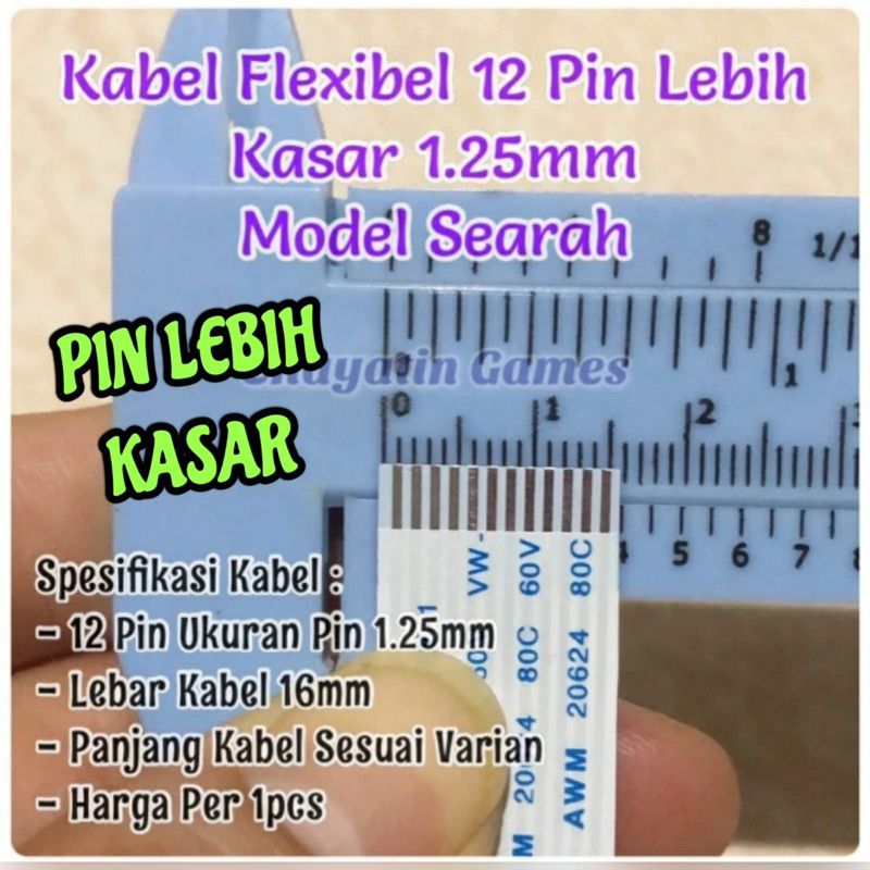 Jual KABEL FLEXIBEL 12 PIN LEBIH KASAR PANJANG DAN MODEL SESUAI PILIHAN ...