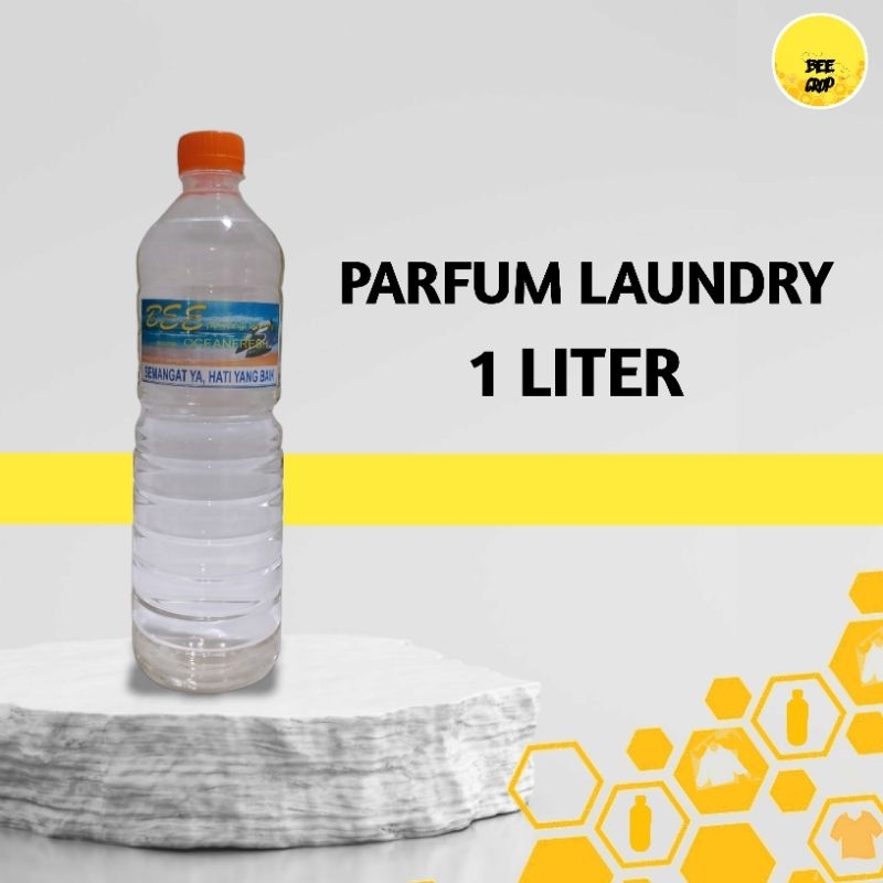 Jual Parfum Laundry Pewangi Laundry Pelicin Setrika 1 Liter COD ...