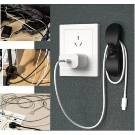 Jual Holder Kabel bentuk pita - holder Organizer Klip Gulungan Kabel ...