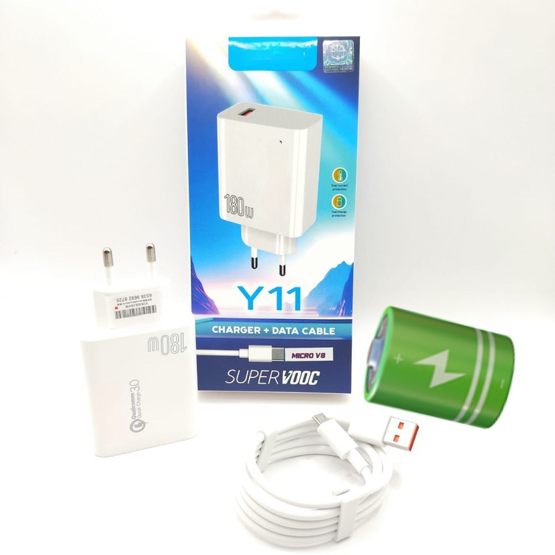 Jual New Charger Vivo V27e/Y11/V29E 5G 180W Super Vooc Fast charging ...