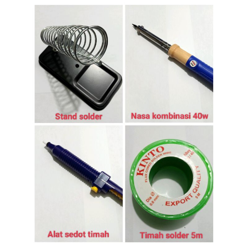 Jual Solder listrik gagang alat patri alat sedot timah stand solder ...