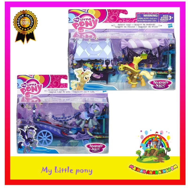 Jual MY LITTLE PONY FRIENDSHIP IS MAGIC SWEET CART W/ APPLEJACK and ...