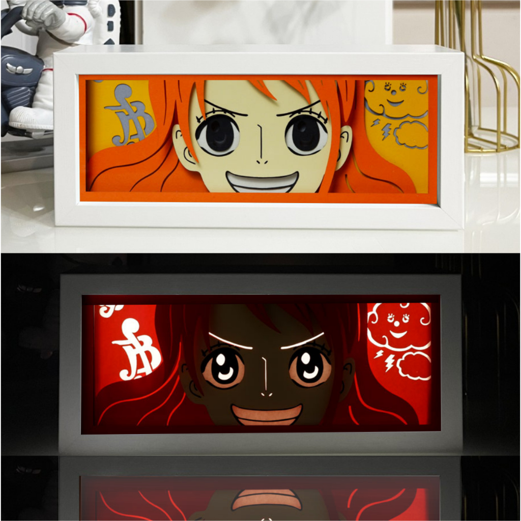 Jual 3D Anime Lightbox One Piece Art lampu LED dekorasi kamar | Shopee ...