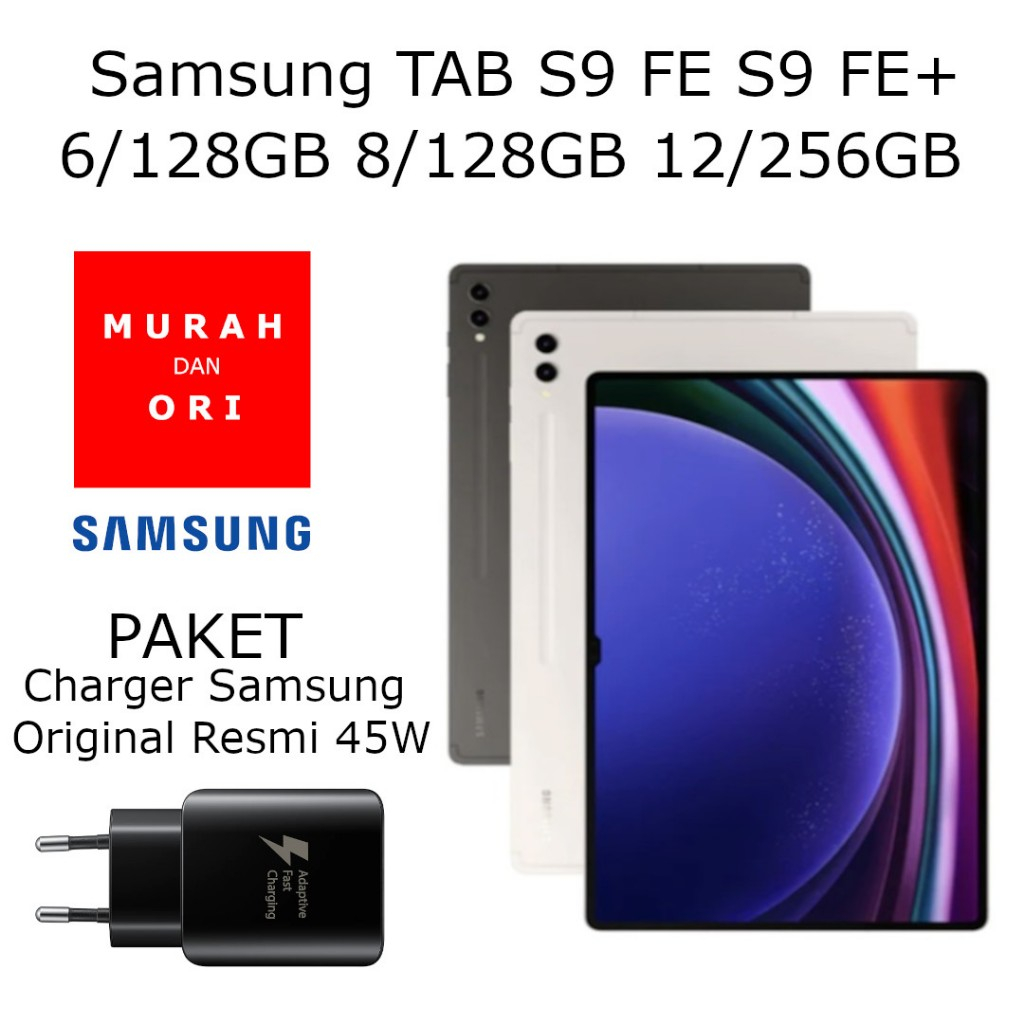 Jual Samsung Galaxy TAB S9 FE+ 8/128GB 12/256GB S9 FE ( S9FE ) 6/128GB | Shopee Indonesia