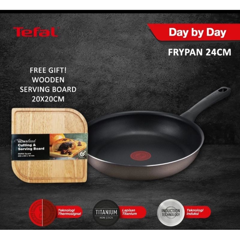 Jual Promo!!Tefal Day by Day Frypan 24 cm | Shopee Indonesia