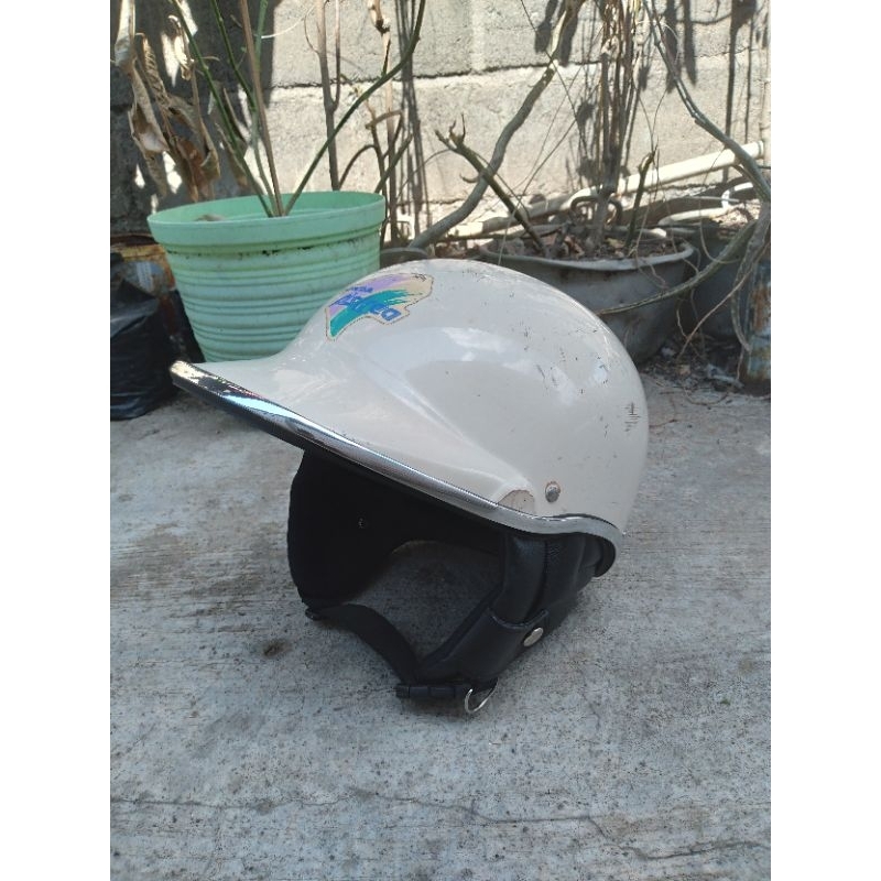 Jual helm jadul cips /helm cetok/dmi /kiwi ori | Shopee Indonesia