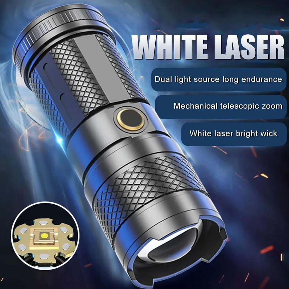 Jual SENTER LED S86 SENTER LASER BISA DI CAS INPUT TYPE-C / SENTER SWAT ...