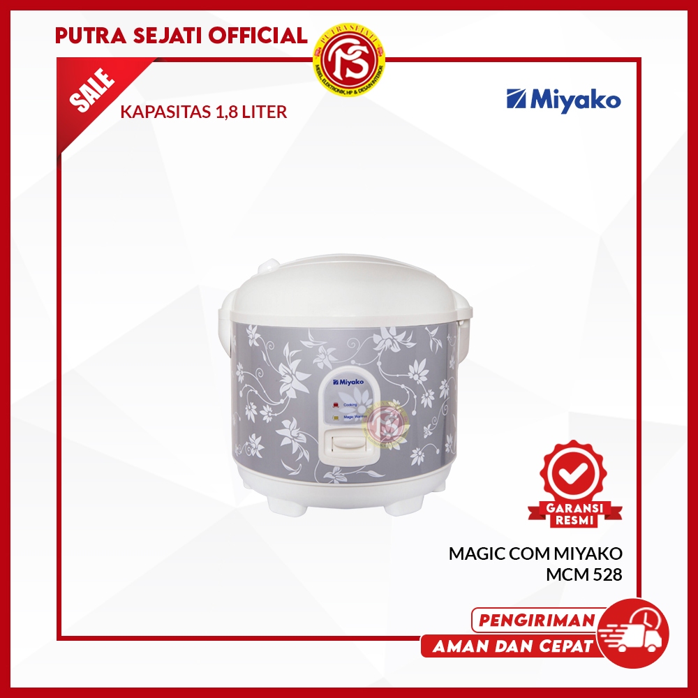 Jual RICE COOKER / MEGICOM MIYAKO MCM-528 (1,8 LITER) | Shopee Indonesia