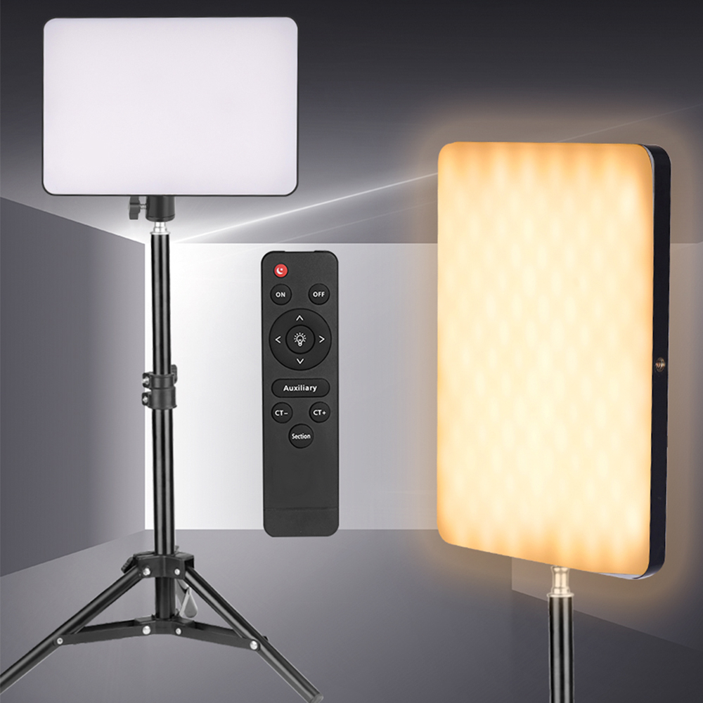 Jual Lampu Foto 11" LED Video Light + Tripiod Lampu Fotografi Live ...