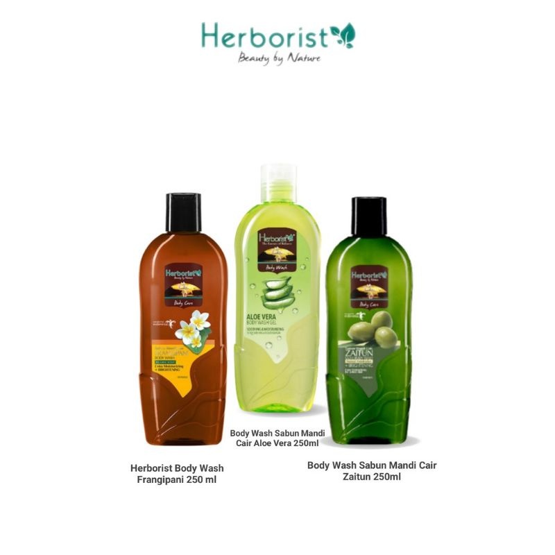 Jual Herborist Body Care Body Wash 250ml -Sabun Mandi Cair Botol ...
