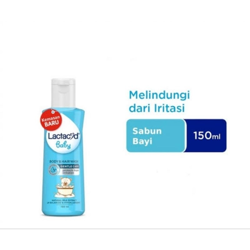 Jual Lactacyd Baby Gentle Care Body and Hair Wash 150ml dan 250 ml FREE ...
