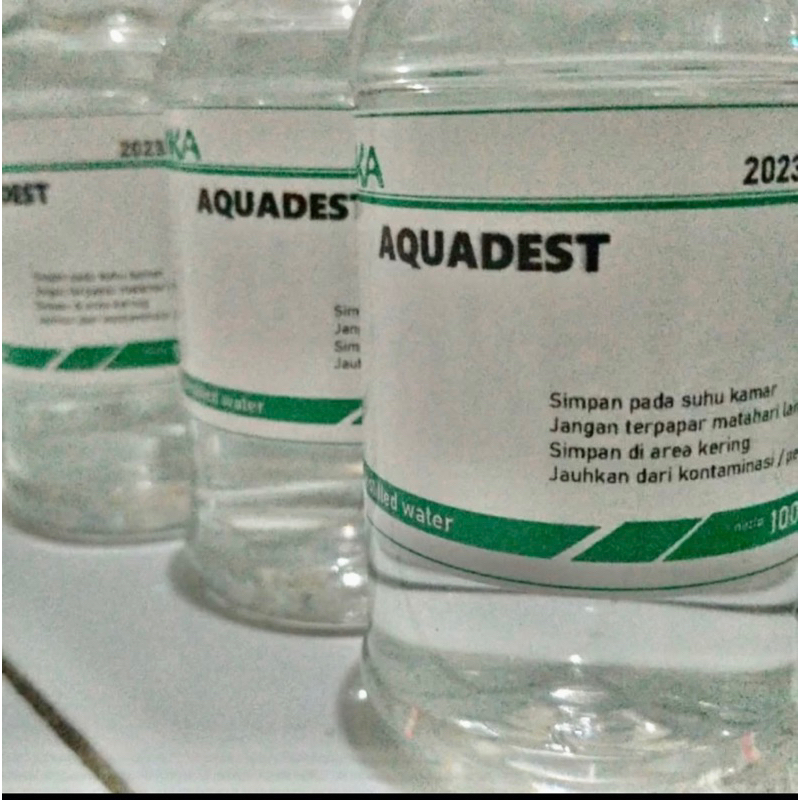 Jual AQUADEST 100ML | PERLENGKAPAN P3K dan KEBUTUHAN LABORATORIUM ...