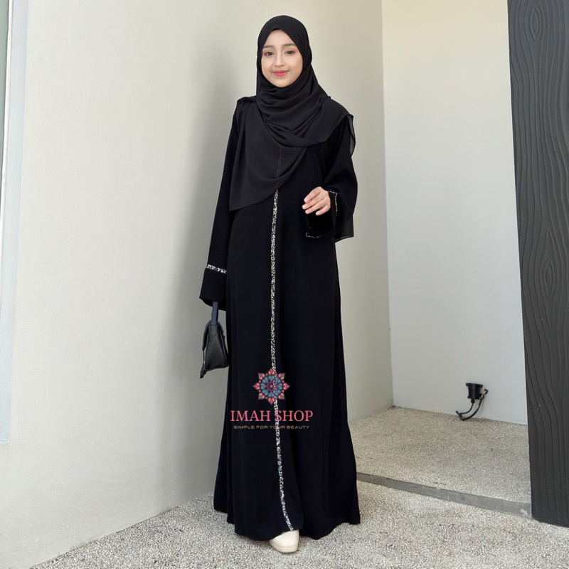 Jual Abaya Gamis Turkey Maxi Dress Arab Saudi 968 Abaya Basic Syari Gamis Abaya Turkey Bordir ...