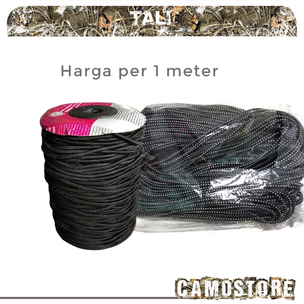 Jual HARGE PER 1 METER Tali string elastis Frame tenda 2mm dan 2,5mm ...