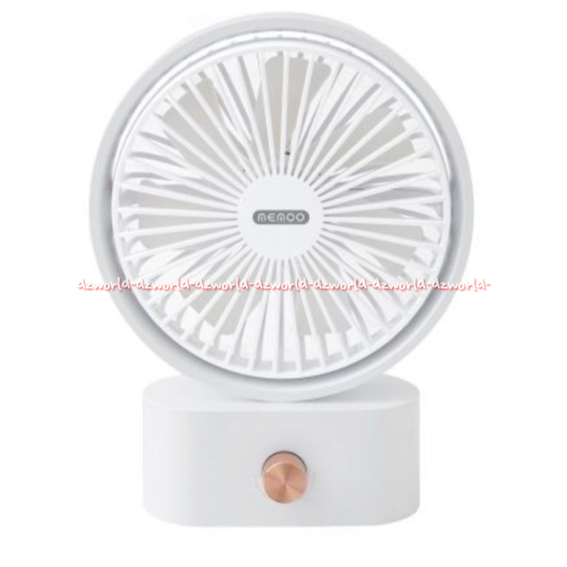 Jual Memoo Table Fan Auto Swing Rechargeable White Kipas Angin Meja ...