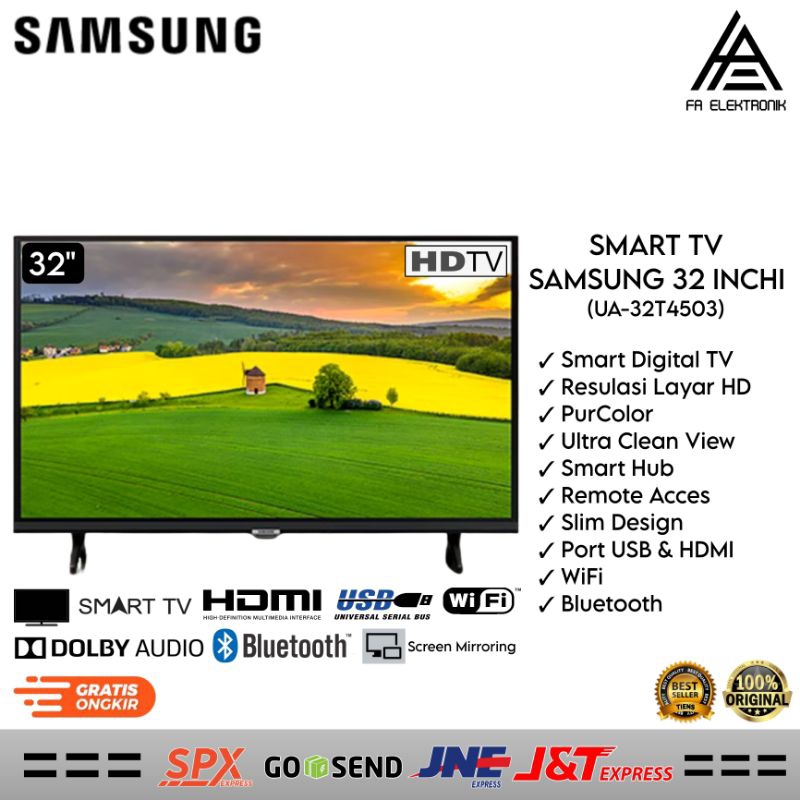 Jual Samsung Smart TV 32 Inchi 32T4503 HD TV | Shopee Indonesia