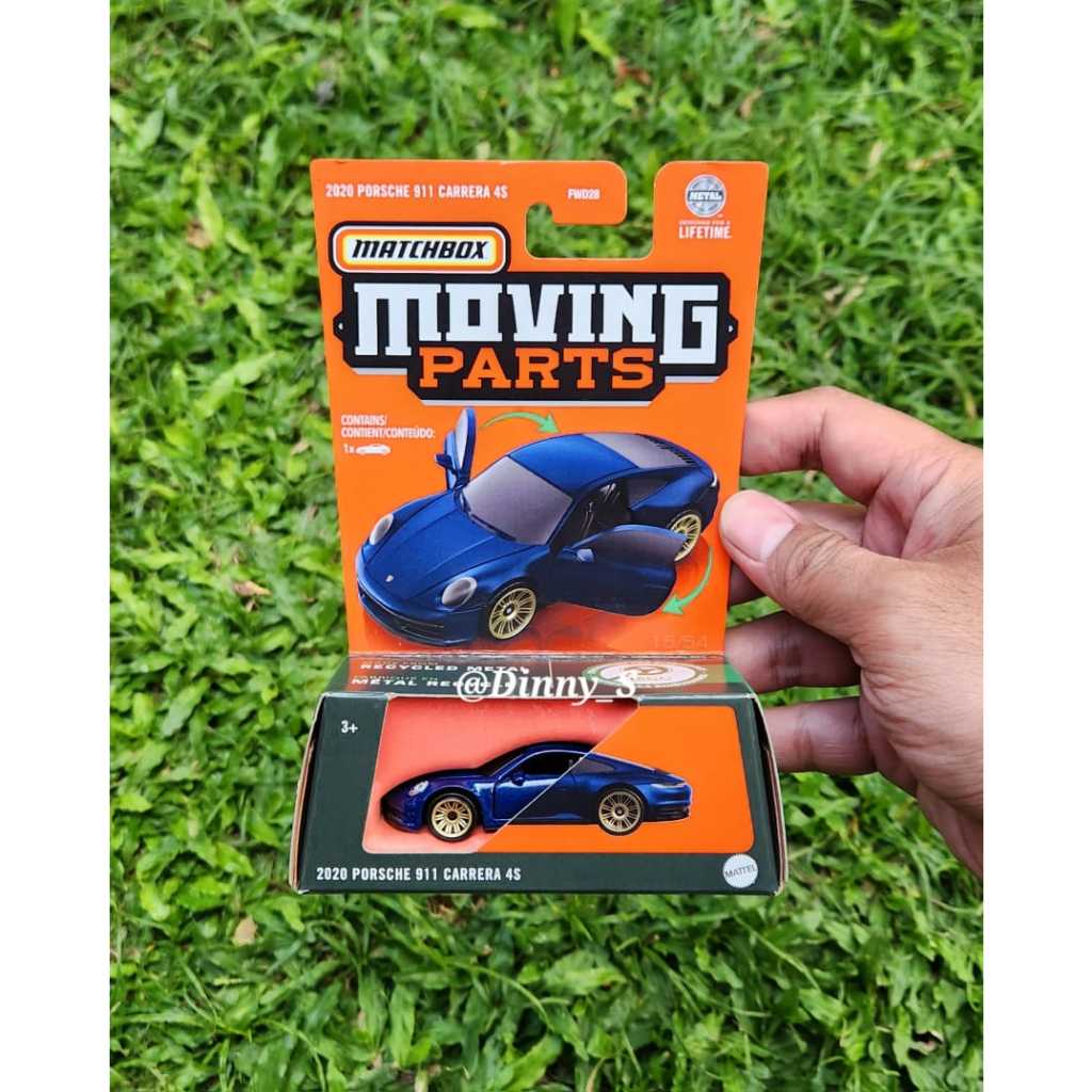 Jual Matchbox Moving Parts 2020 Porsche 911 Carrera 4S blue original ...