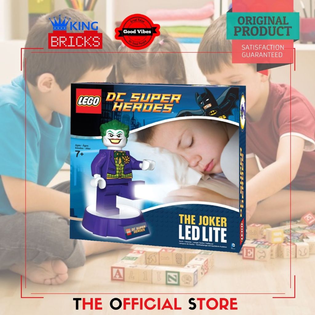 Jual LEGO TOB19 Joker LED Torch & Night LED Lite Desk Lamp - KingBricks ...