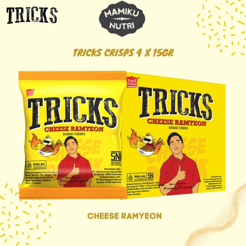 Jual Tricks Potato Crisps box (4 sachet x 15gr) | Shopee Indonesia