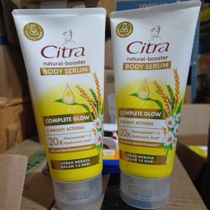 Jual Citra Natural Booster BODY SERUM COMPLETE GLOW Bright Acttion ...