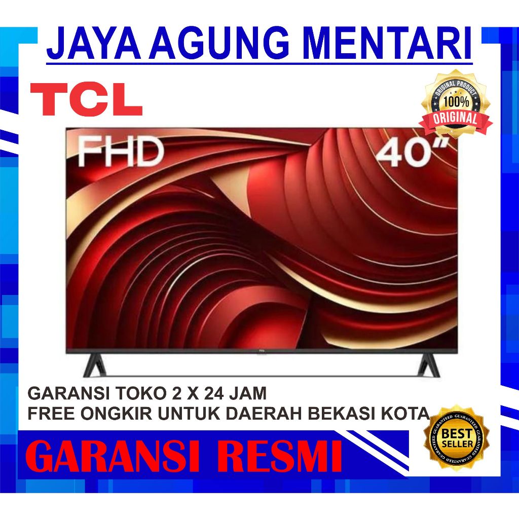 Jual TV LED TCL 40G9 GOOGLE TV 40 INCH FHD TERBARU | Shopee Indonesia