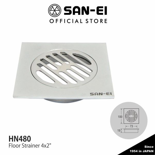 Jual SAN-EI Floor Strainer 4x3" HN480 | Saringan Air | Shopee Indonesia