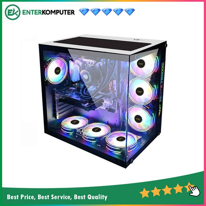 Jual Powerlogic Armaggeddon Nimitz TR8000 - White / Gaming PC Case ...