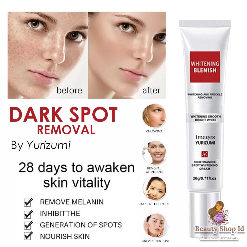 Jual Krim Penghilang Flek Hitam Pemutih Wajah dan Penghilang Bintik Wajah Yurizumi Whitening ...