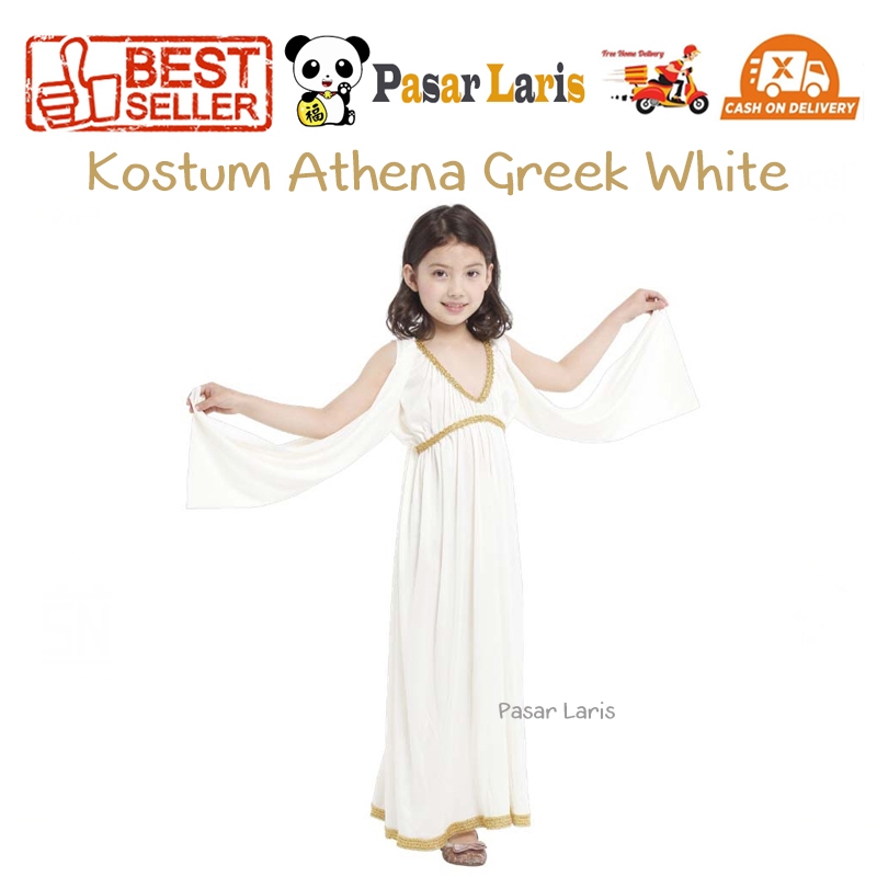 Jual Kostum Yunani Athena Greek White Baju Negara Cosplay UN Day ...