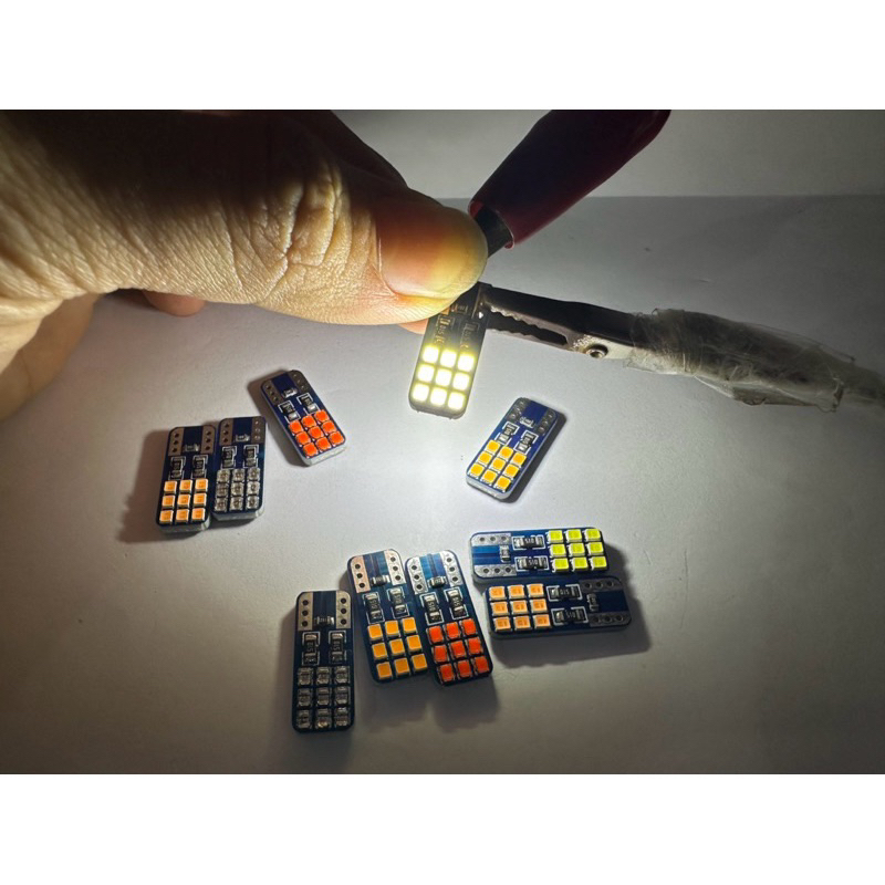 Jual Lampu T10 LED Motor Mobil Sein Sign Rem Canbus 18 Titik Error Free ...