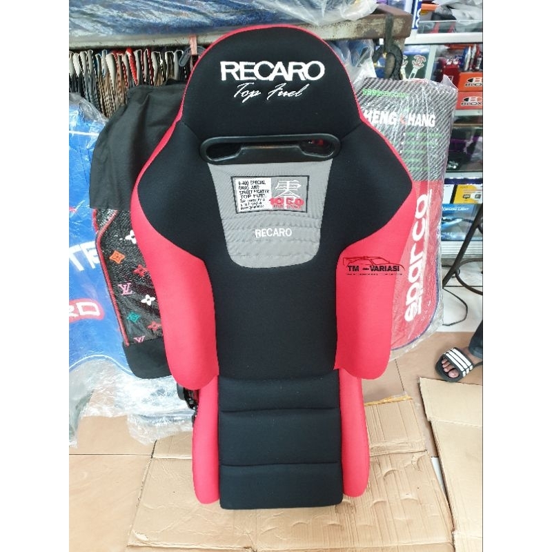 Jual Jok Mobil Racing Recaro Hitam Kombinasi Merah | Shopee Indonesia