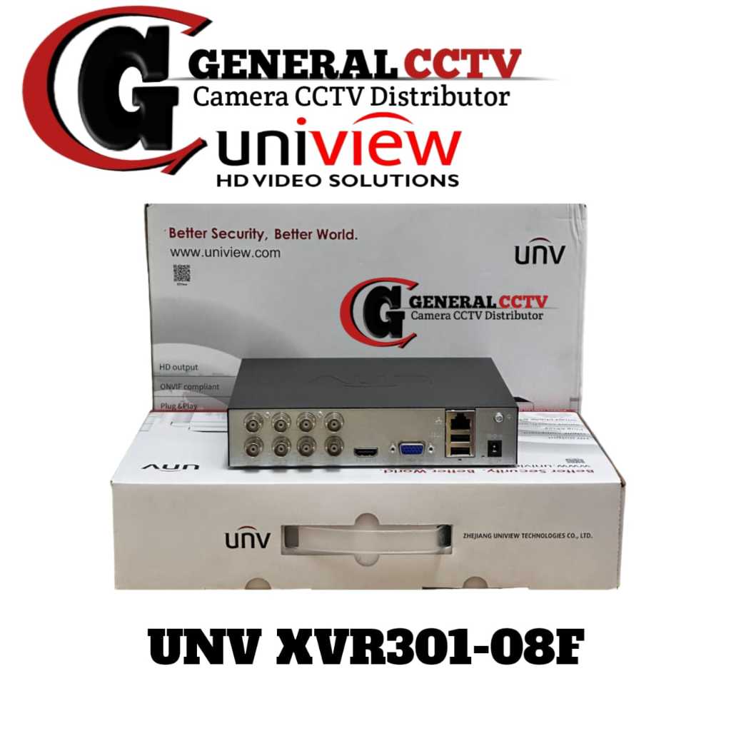 Jual Dvr 8 Channel Uniview Xvr301-08F Dvr 8 CH 5 in 1 Hybrid Garansi 2 ... Jual Dvr 8 Channel Uniview Xvr301-08F Dvr 8 CH 5 in 1 Hybrid Garansi 2 ...
