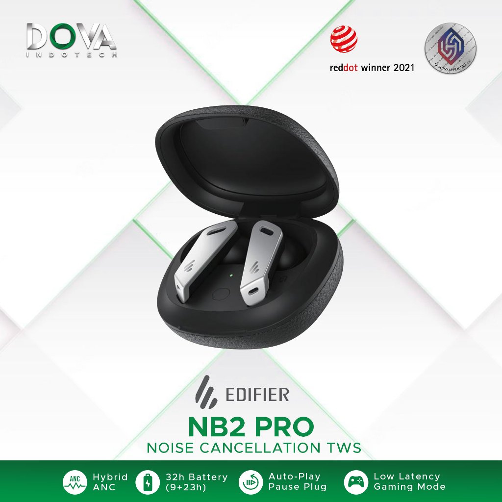 Jual EDIFIER TWS NB2 Pro True Wireless Earbuds with Noise Cancellation | Shopee Indonesia