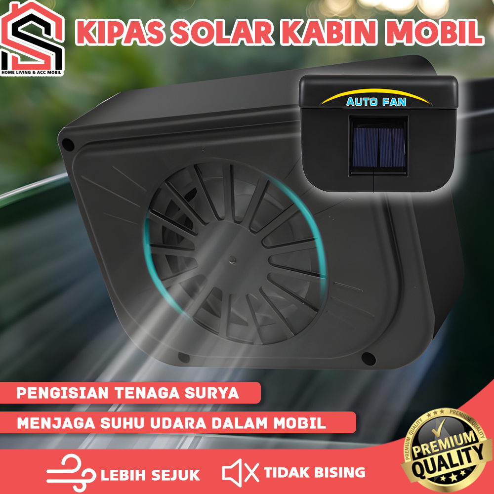 Jual Kipas Pendingin Kabin Mobil Tenaga Surya Auto Fan / Auto Cool ...