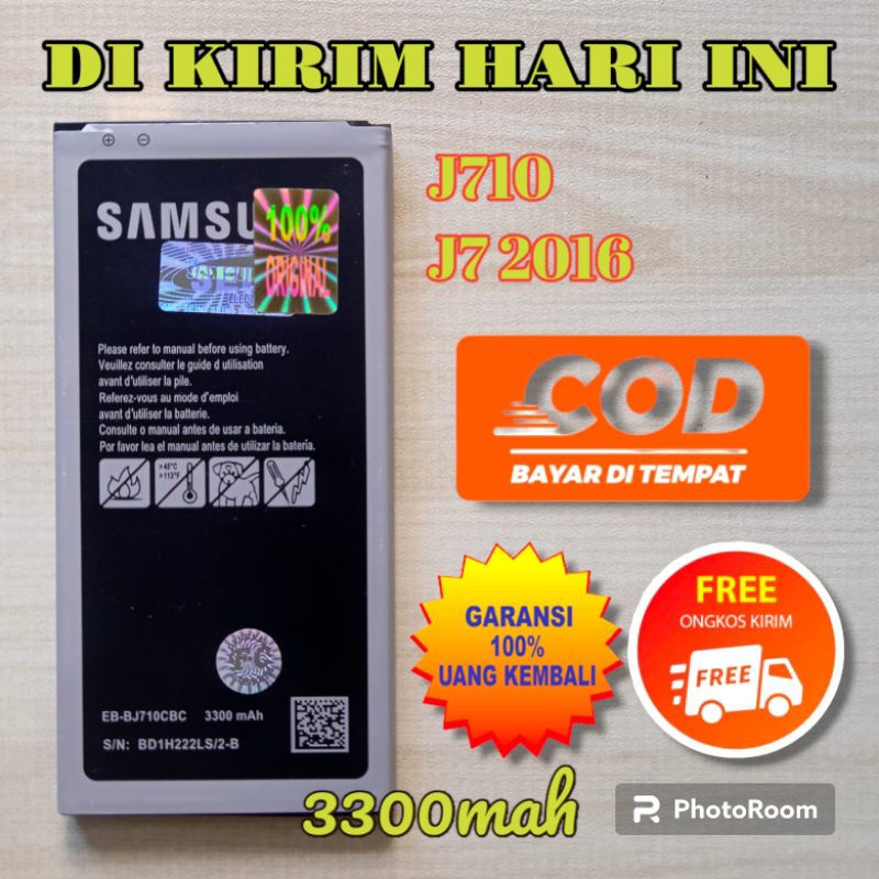 Jual Baterai Galaxy J7 2016 J710 J7 16 Original SEIN Batre fc Battery | Shopee Indonesia