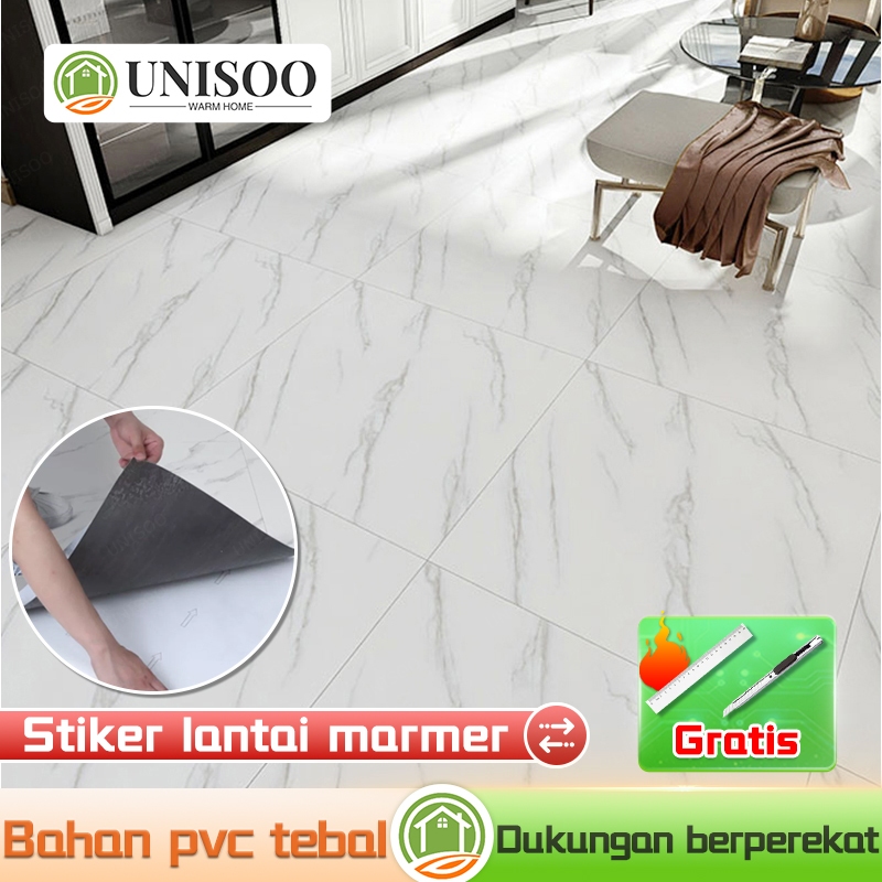 Jual STOK READY! Vinyl Lantai Marbel (31x31 cm ) Stiker Lantai Marmer ...