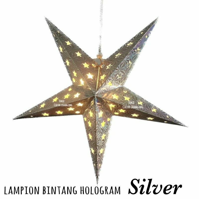 Jual Lampion bintang / Star paper lantern 60 cm | Shopee Indonesia