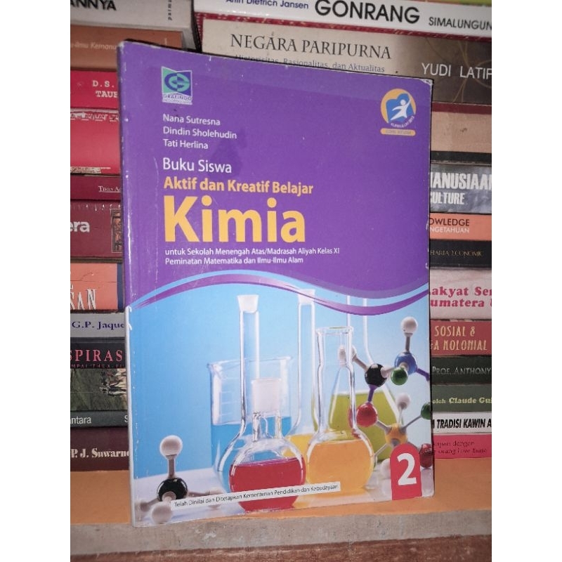 Jual BUKU SISWA AKTIF DAN KREATIF BELAJAR KIMIA 2 UNTUK SMA KELAS 11 PEMINATAN MATEMATIKA DAN ...