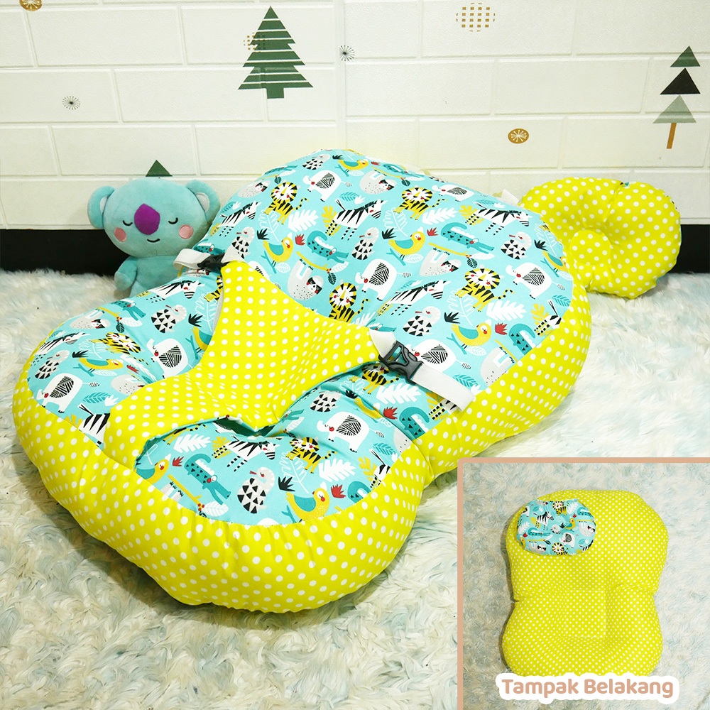 Jual Sofa Bayi Jumbo Multifungsi Dengan Gesper Pengaman Free Bantal ...