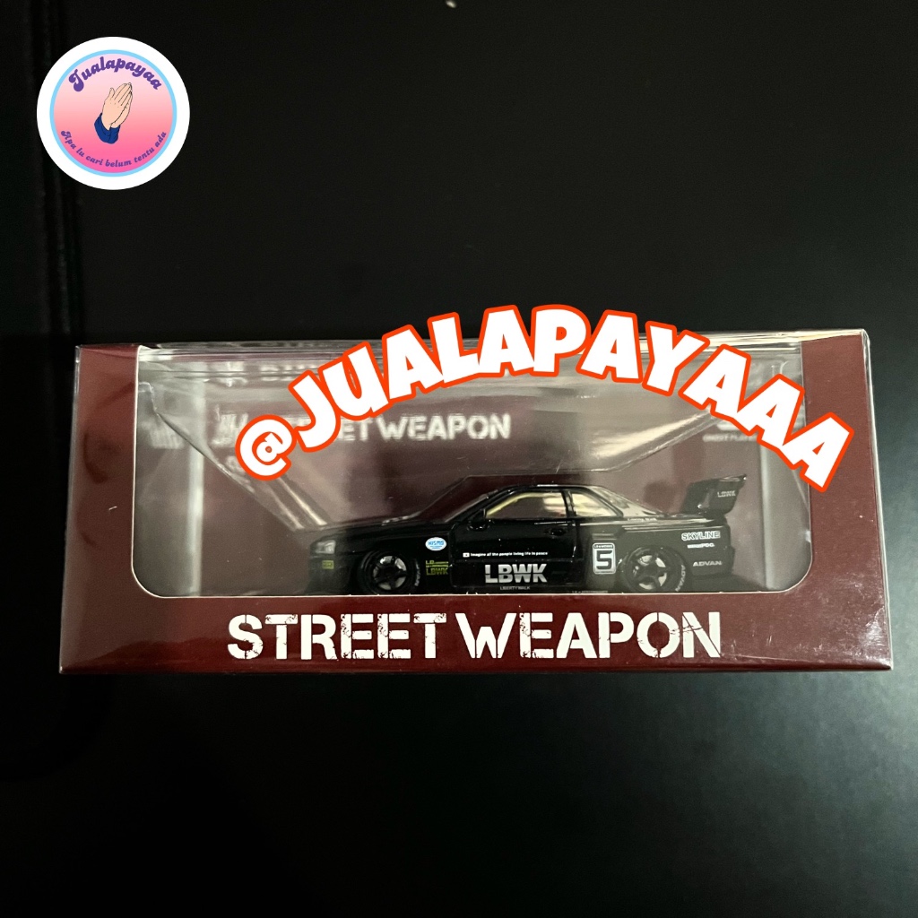 Jual STREET WEAPON LBWK R34 BLACK LE 500 WORLWIDE R34 LBWK STREET WEAPON | Shopee Indonesia